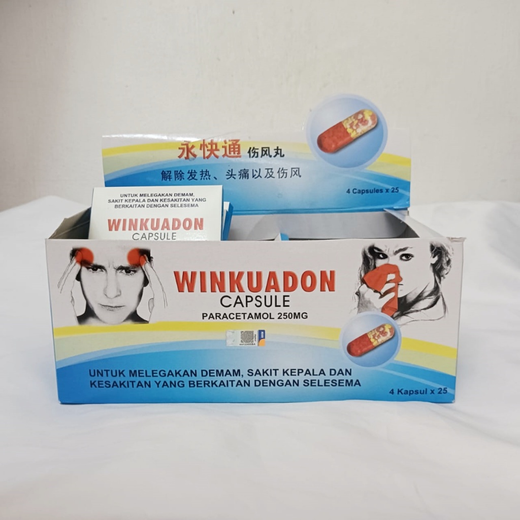 Winkuadon Capsule ( 4 Capsule X 25 blister ) | Shopee Malaysia