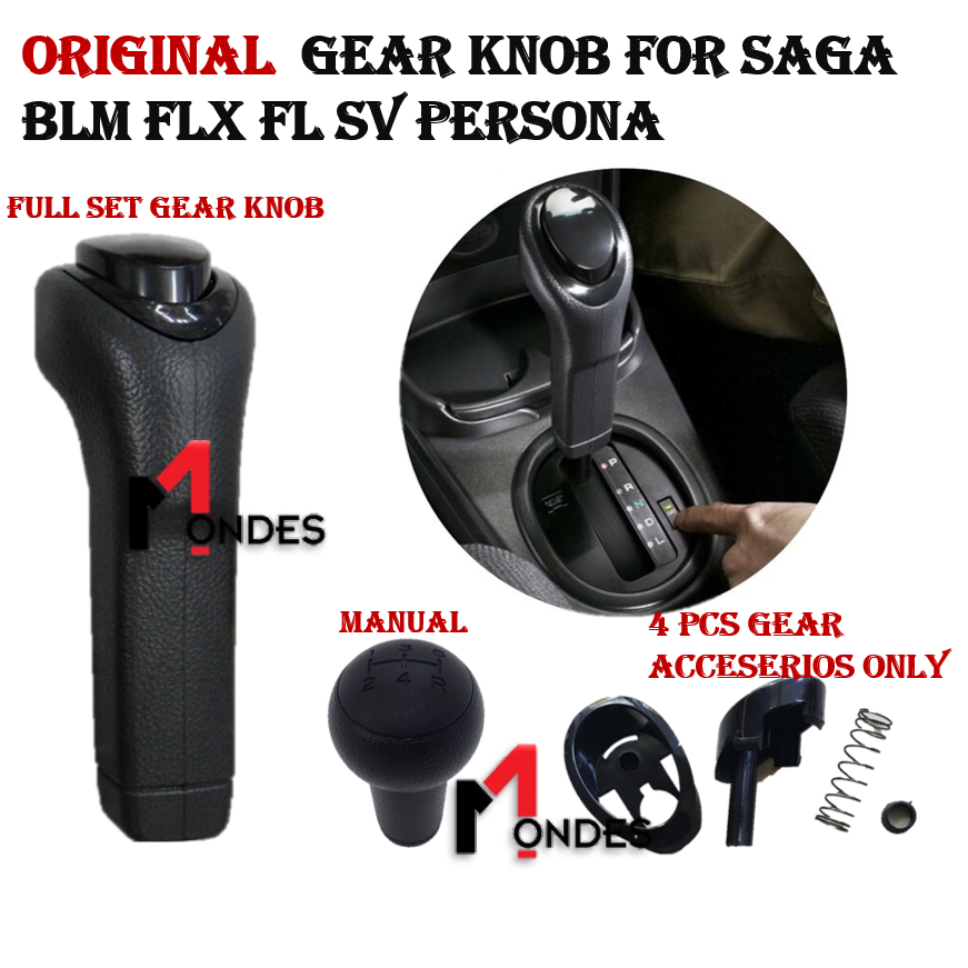 ORIGINAL PROTON SAGA BLM FL FLX AUTO / MANUAL GEAR SHIFT KNOB SHIFTER ...