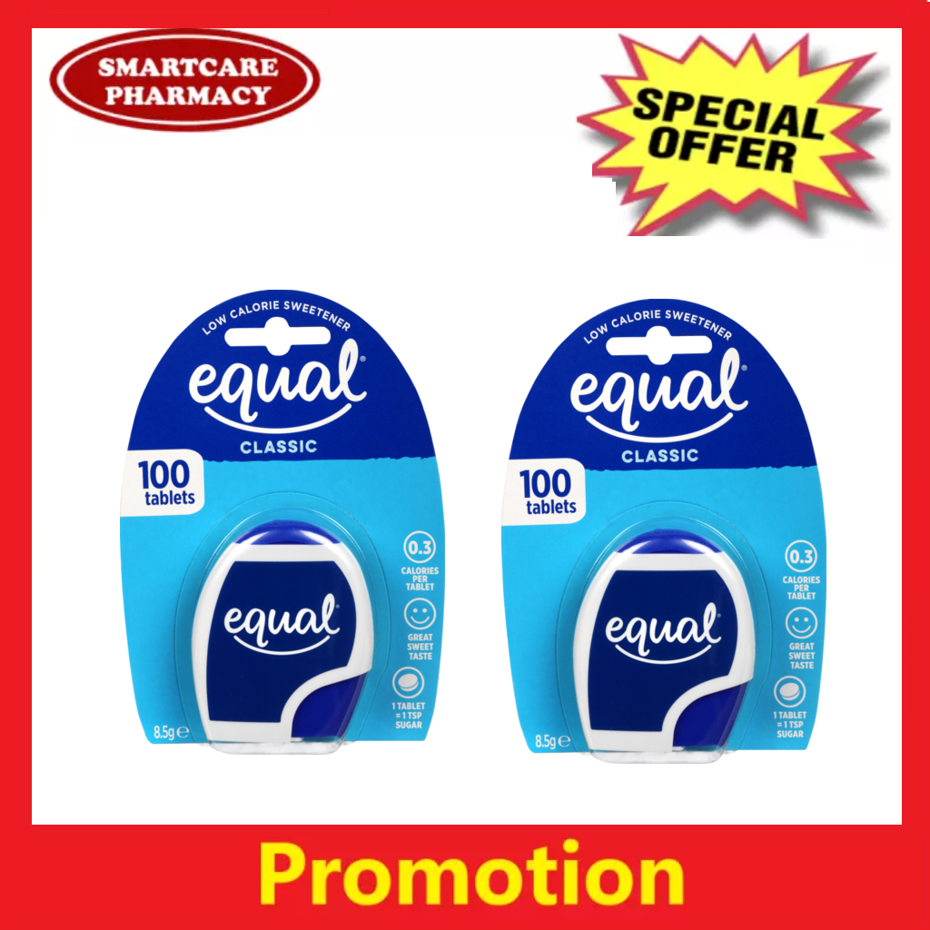 Equal Classic 100 tablet x 2 unit | Shopee Malaysia