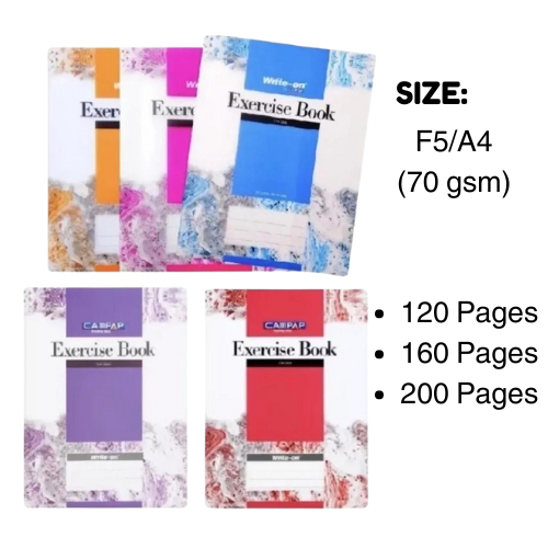 {DOSSVETT}CAMPAP PP COVER F5/A4 SINGLE LINE EXERCISE BOOK 80P/120P/160P/200P | Shopee Malaysia