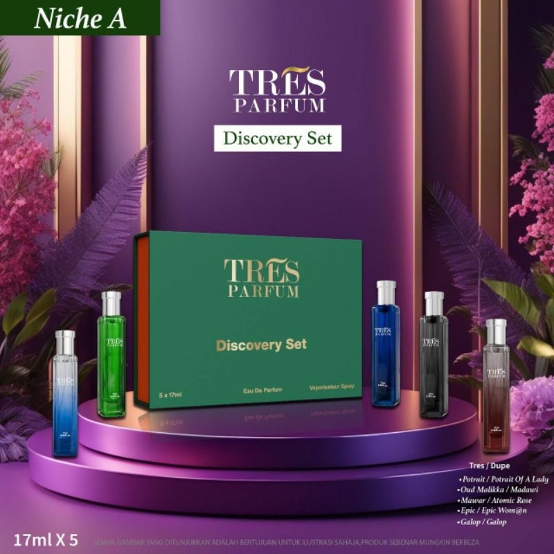 Tres Parfum Discovery Set ( Niche A) | Shopee Malaysia
