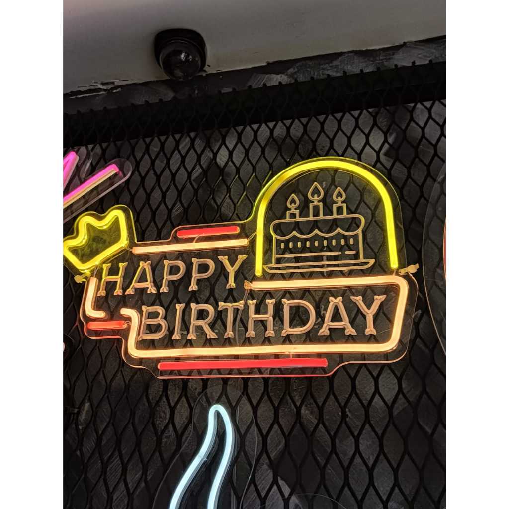 Happy Birthday CNC LED Neon Sign | Shopee Malaysia
