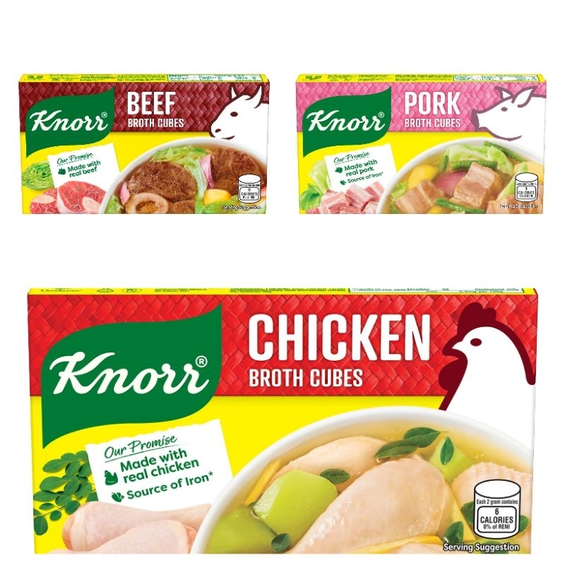 KNORR Cubes Chicken / Beef /Pork (12 cubes) | Shopee Malaysia