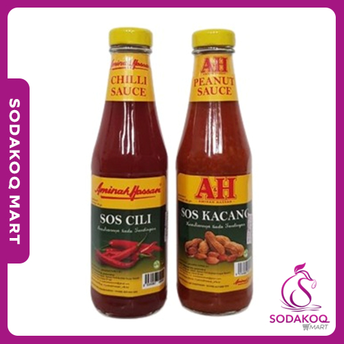 AMINAH HASSAN Sos Cili / Sos Kacang (340g) | Shopee Malaysia