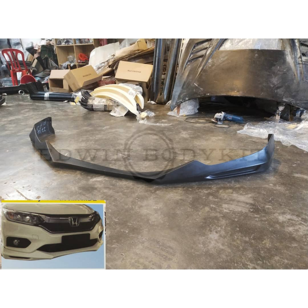 Honda City 2017 GM6 Modulo Front Skirt Pu Bodykit Depan Skirt Pu ...