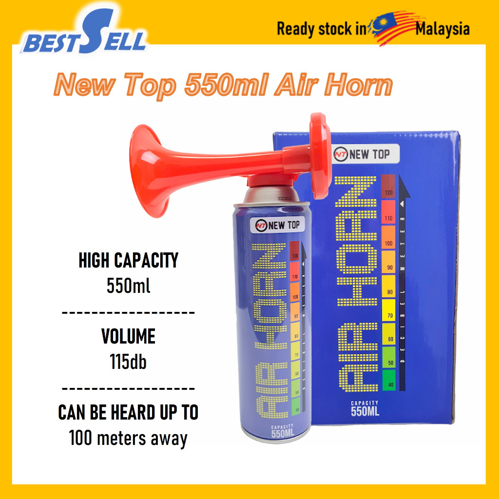 NEW TOP 550ml SPORTS AIR HORN SUPER LOUD GAS AIR HORN (AVAILABLE FULL ...