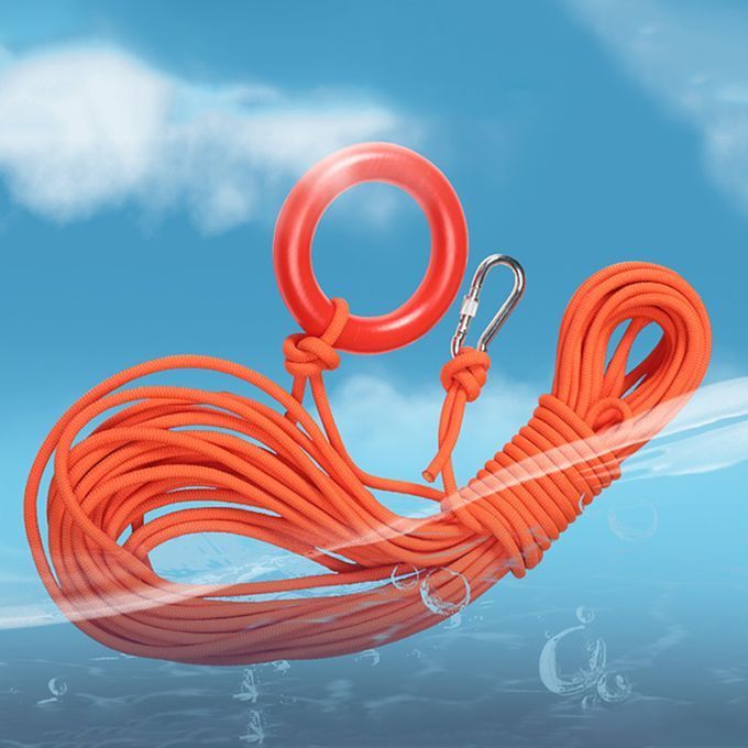 🇲🇾 8mm 20/30/50 Meter Emergency Life Saving Water Floating Rope Loop ...