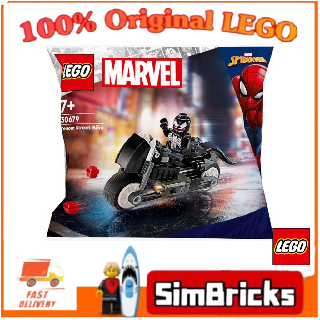 (SimBricks) Lego 30679 Venom Street Bike Polybag | Shopee Malaysia