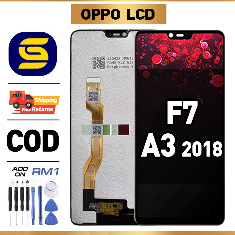 LCD OPPO F7/ A3 Compatible For Glass Original Touch Screen Digitizer ...