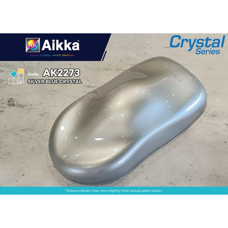 AIKKA / AK2273 / SILVER BLUE CRYSTAL/ 2K PAINT / CAR AND MOTOR / DIY ...