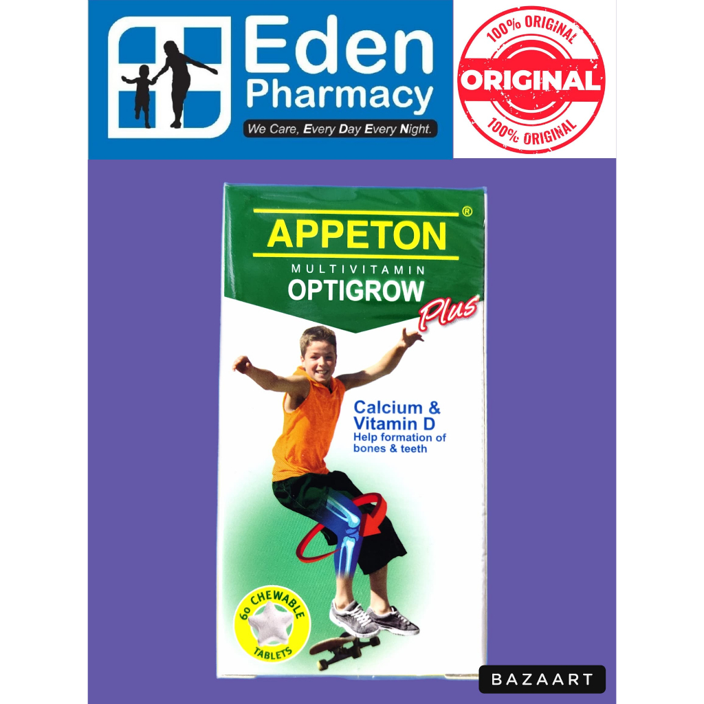 Appeton Multivitamin Optigrow Plus ( 1 x 60's ) | Shopee Malaysia