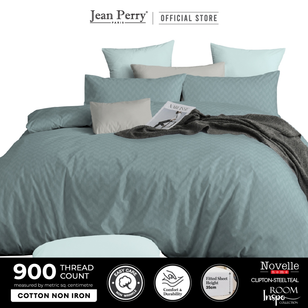 Novelle Room Inspo Comforter Set - Cotton Non-Iron 900TC (SUPER SINGE ...