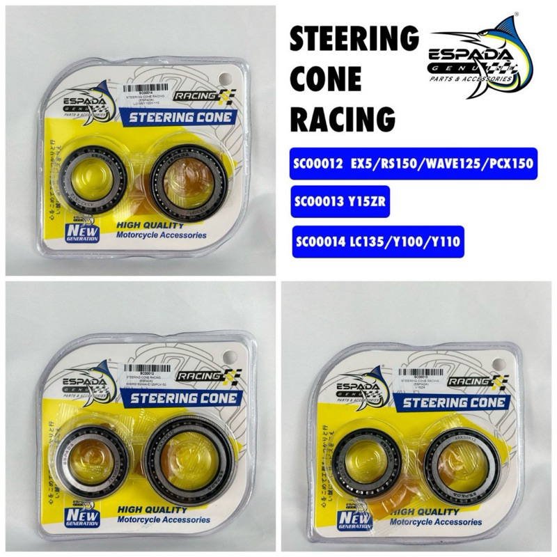 ESPADA RACING STEERING CONE BAMBOO BEARING Y15 / Y16 / LC135 V1-V8 ...