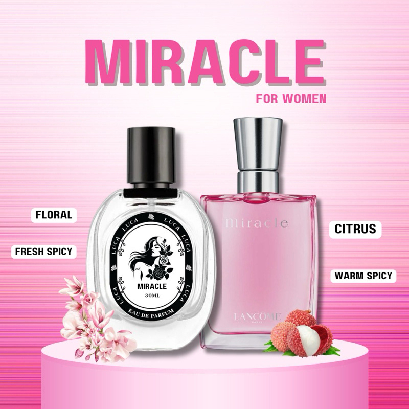 MIRACLE BY LUCA PERFUME EDP | Shopee Malaysia