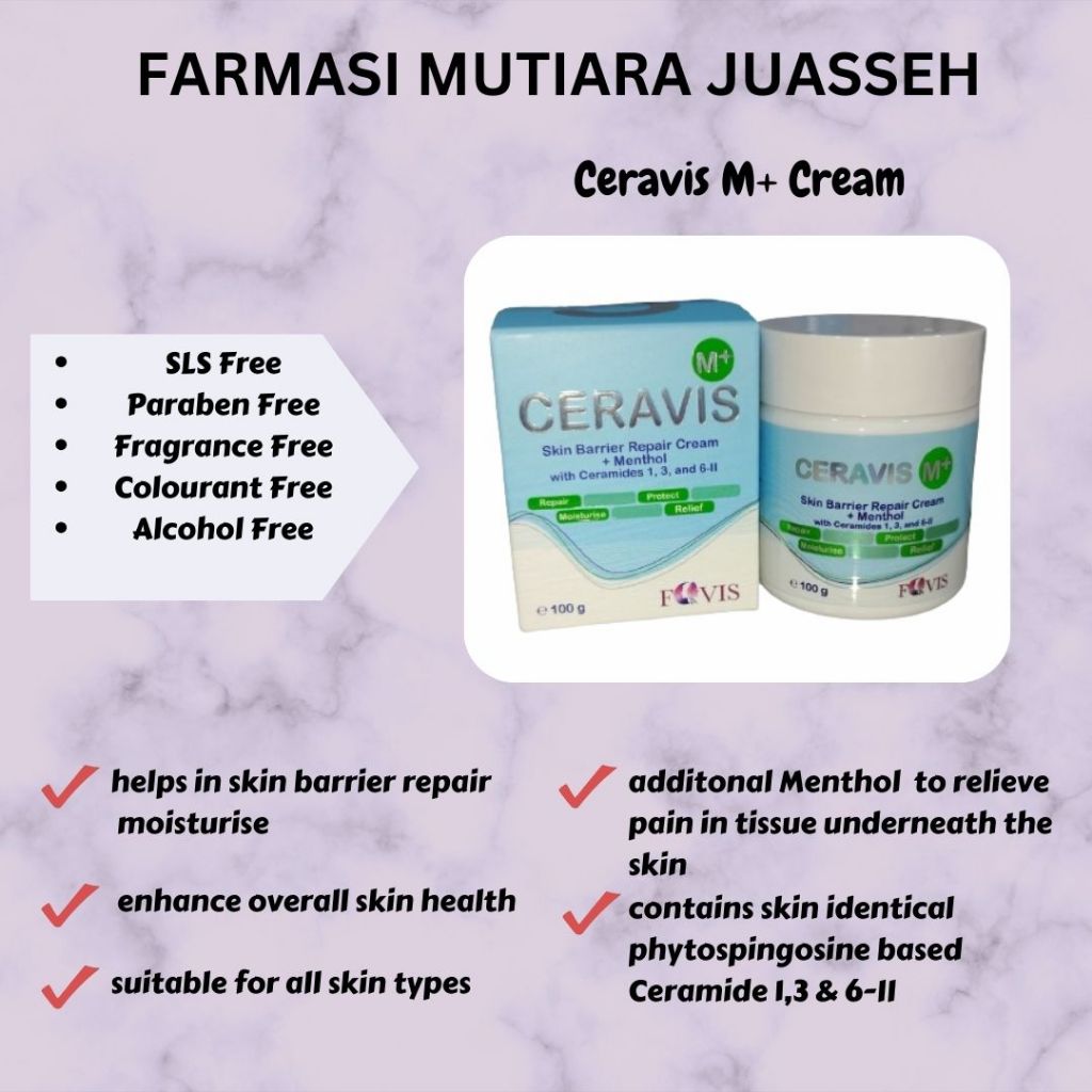 CERAVIS M+ Cream (100g) | Shopee Malaysia