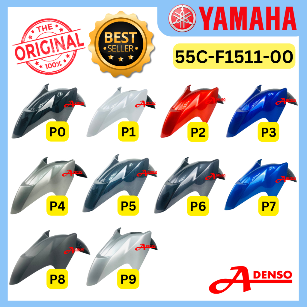 LC135 V2 V3 FRONT FENDER (ORIGINAL100%YAMAHA) 55C-F1511-00 MUDGUAR ...