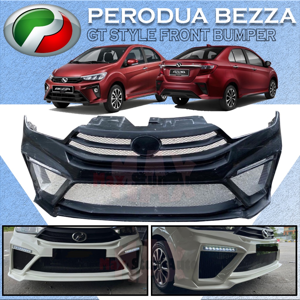 PERODUA BEZZA 2020 FACELIFT GT BUMPER (GT STYLE) FRONT BUMPER FOR BEZZA ...