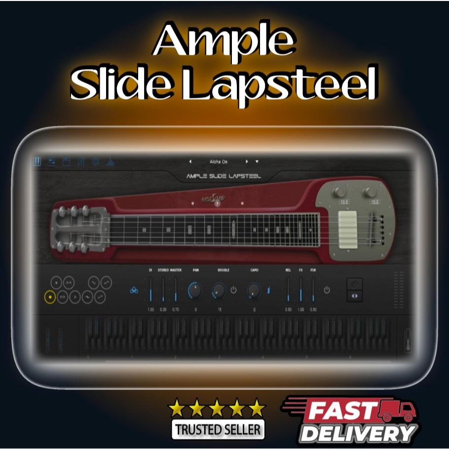 AMPLE Slide Lapsteel MIDI Virtual Instrument VST AAX Plugin Windows ...