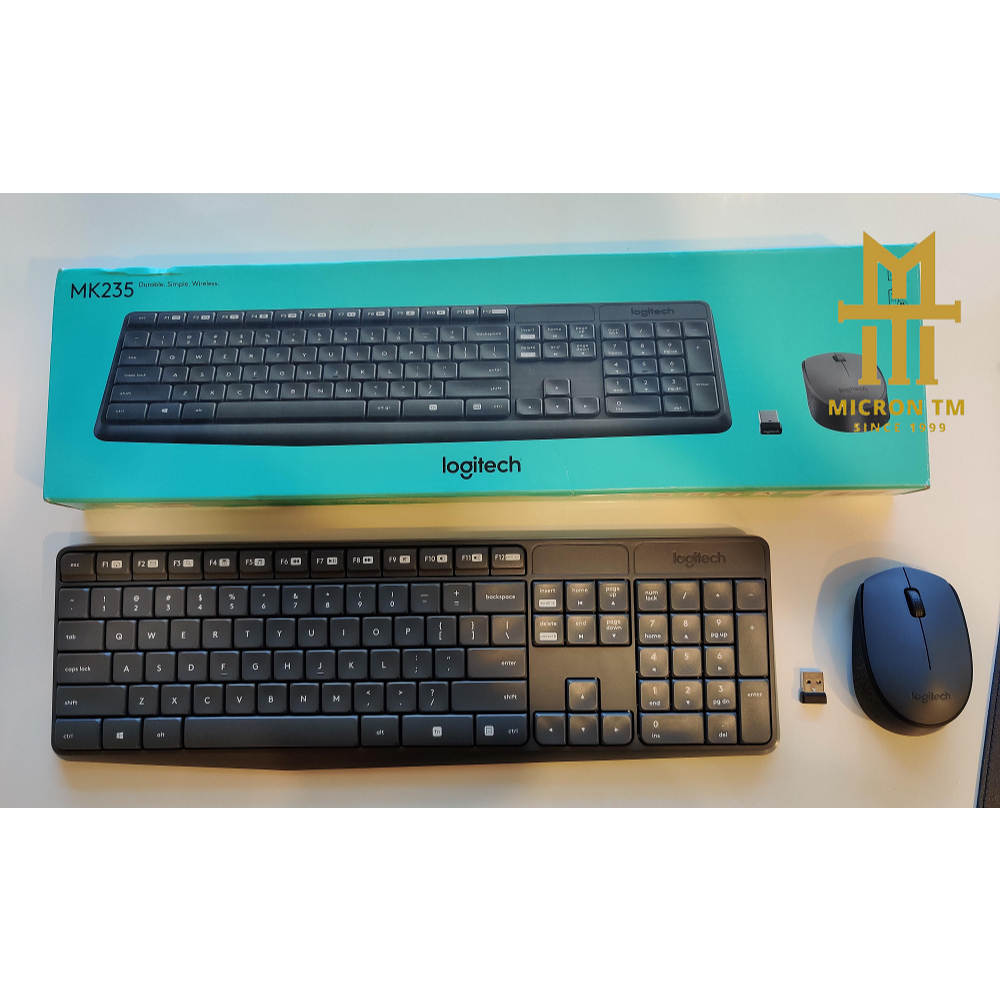 LOGITECH MK235 WIRELESS KEYBOARD & MOUSE COMBO | Shopee Malaysia