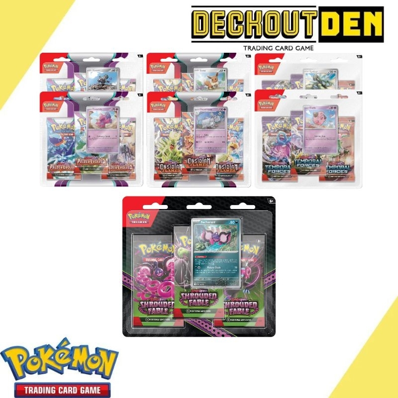 [LIVE RIP] Pokemon TCG Blister 3 Packs ( PE / OF / TF / SF ) | Shopee ...