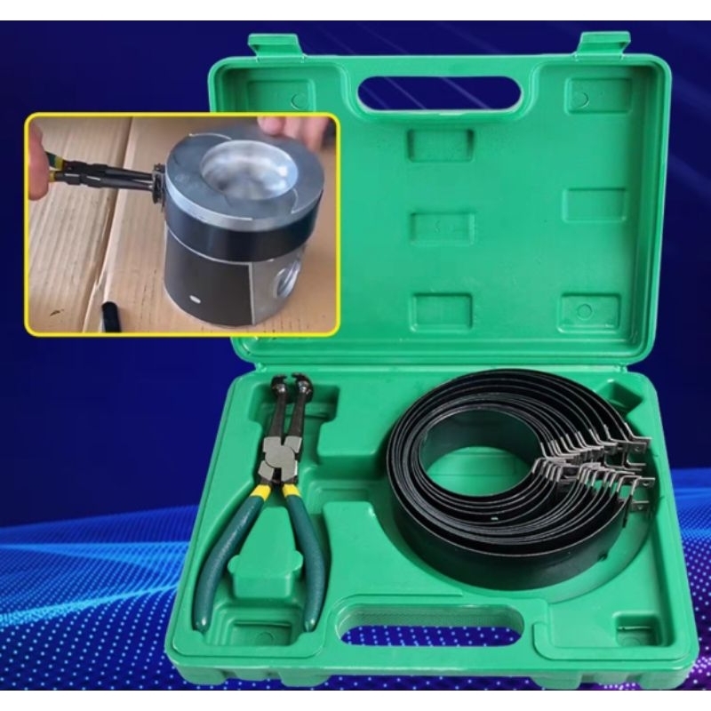 62-145MM 16pcs Automotive Car Motorcycle Piston Ring Compressor Clamp ...
