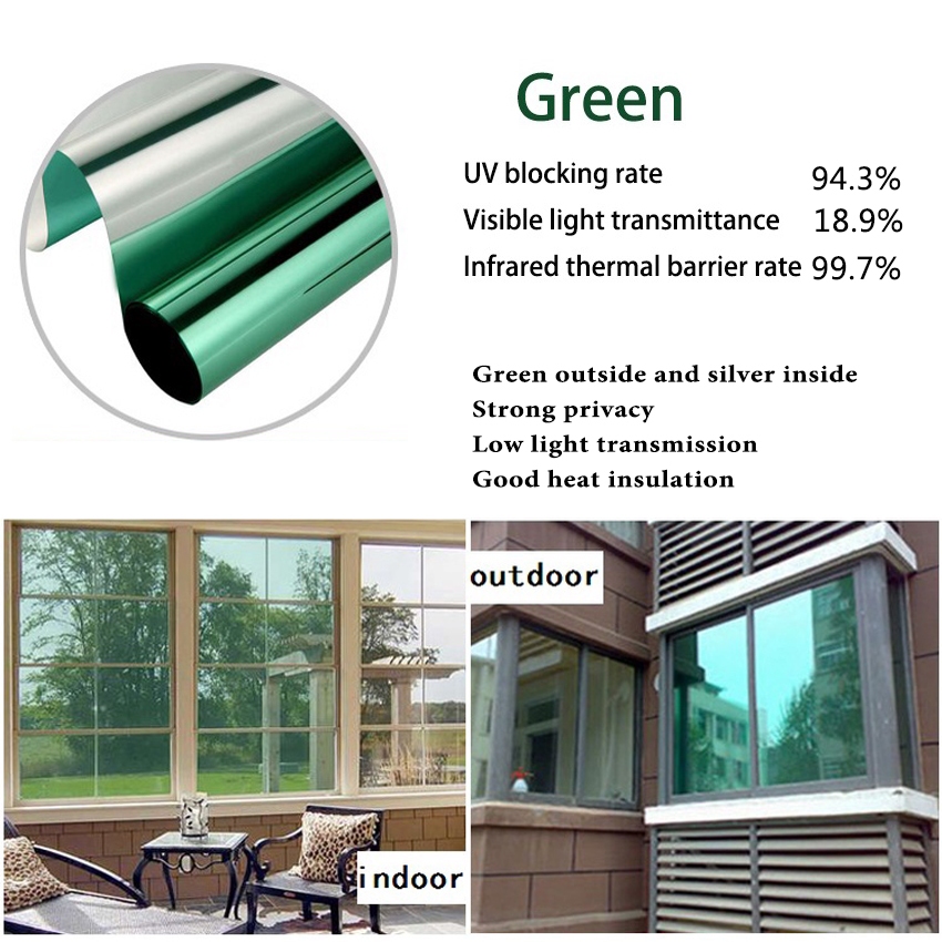 [Custom Size ]WEFILM Tinted Rumah Window Tinted Film One Way Privacy ...