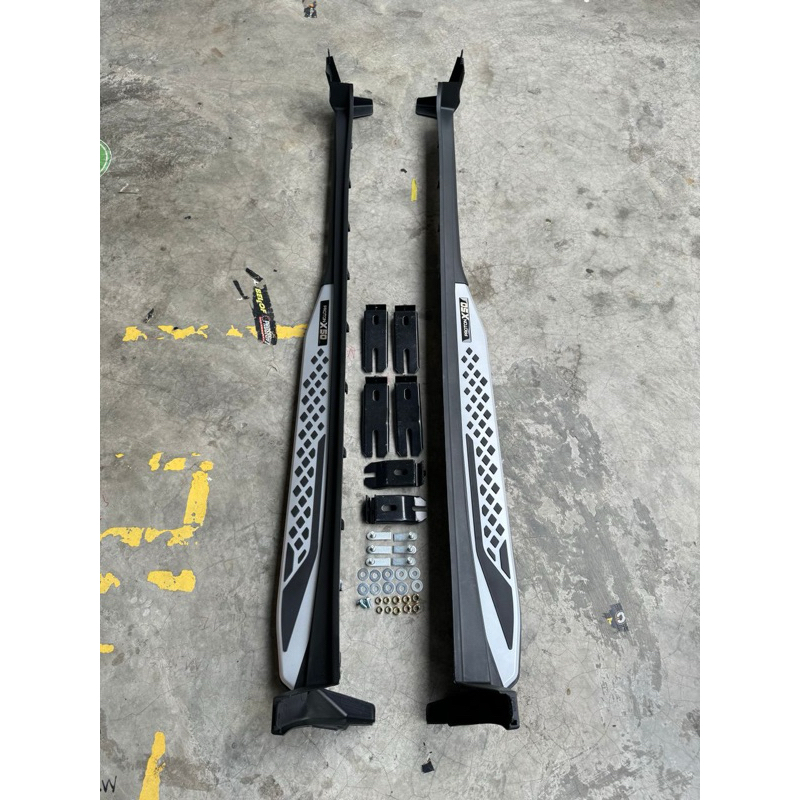 Proton X50 X90 premium foot door side step kick bar running board ...