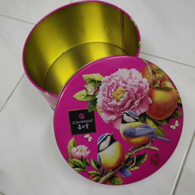 (USED ITEM) Empty Mooncake Metal Box - 15.5cm x 8.3cm | Shopee Malaysia