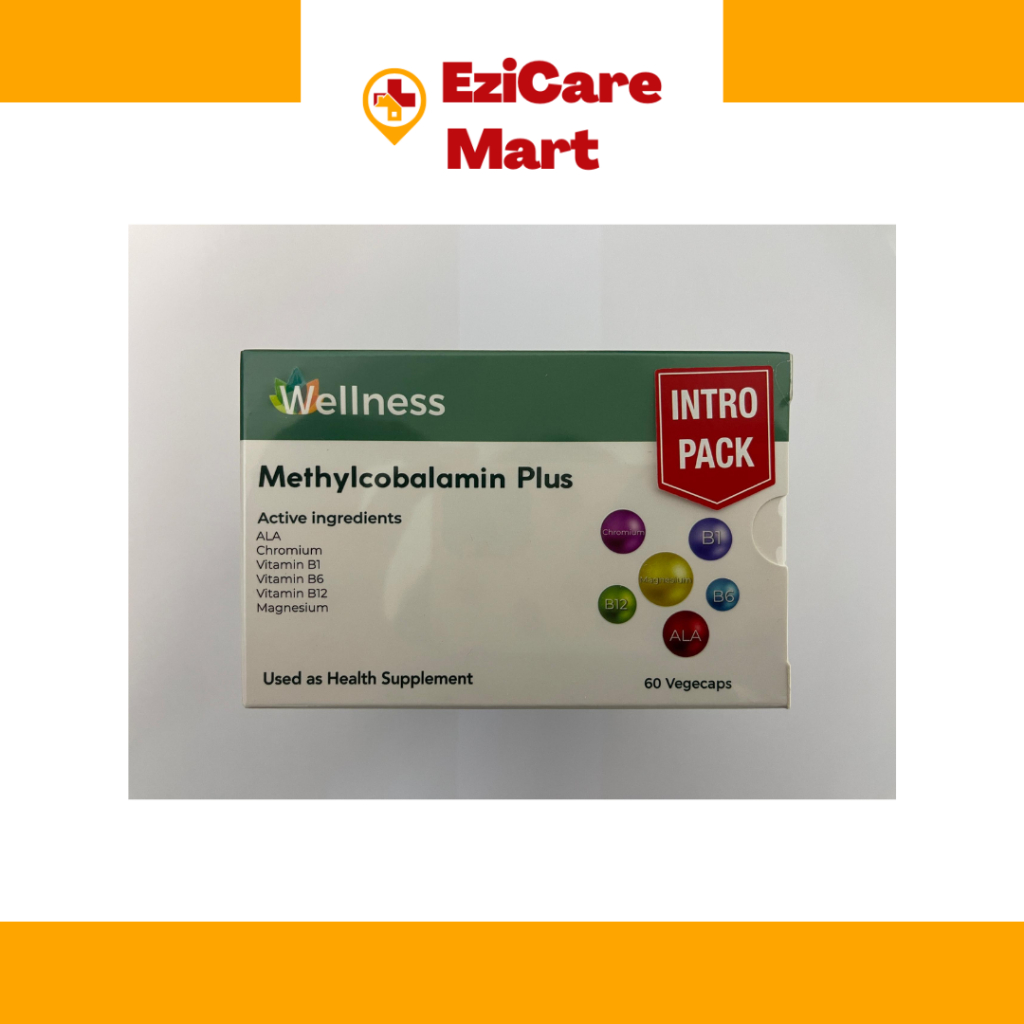 Wellness Methylcobalamin Plus Vegicaps- NERVE HEALTH, SAKIT URAT ...