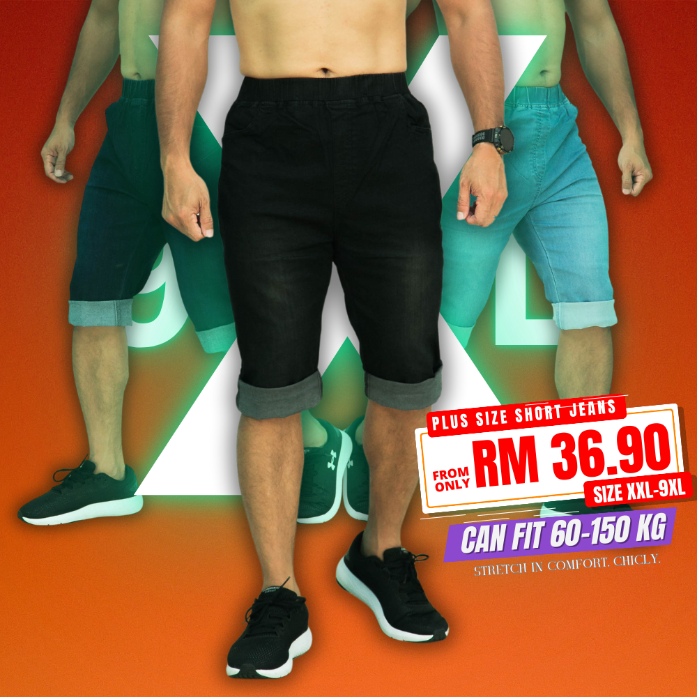 CY 3769 (XXL-9XL) Mens Shorts Summmer Fitness Shorts / Seluar Pendek ...