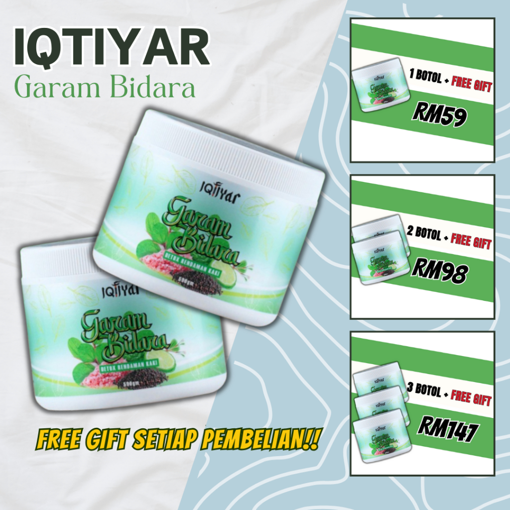 [ORIGINAL DISTRIBUTOR] IQTIYAR GARAM BUKIT BIDARA IKHTIAR BANTU MASALAH ...