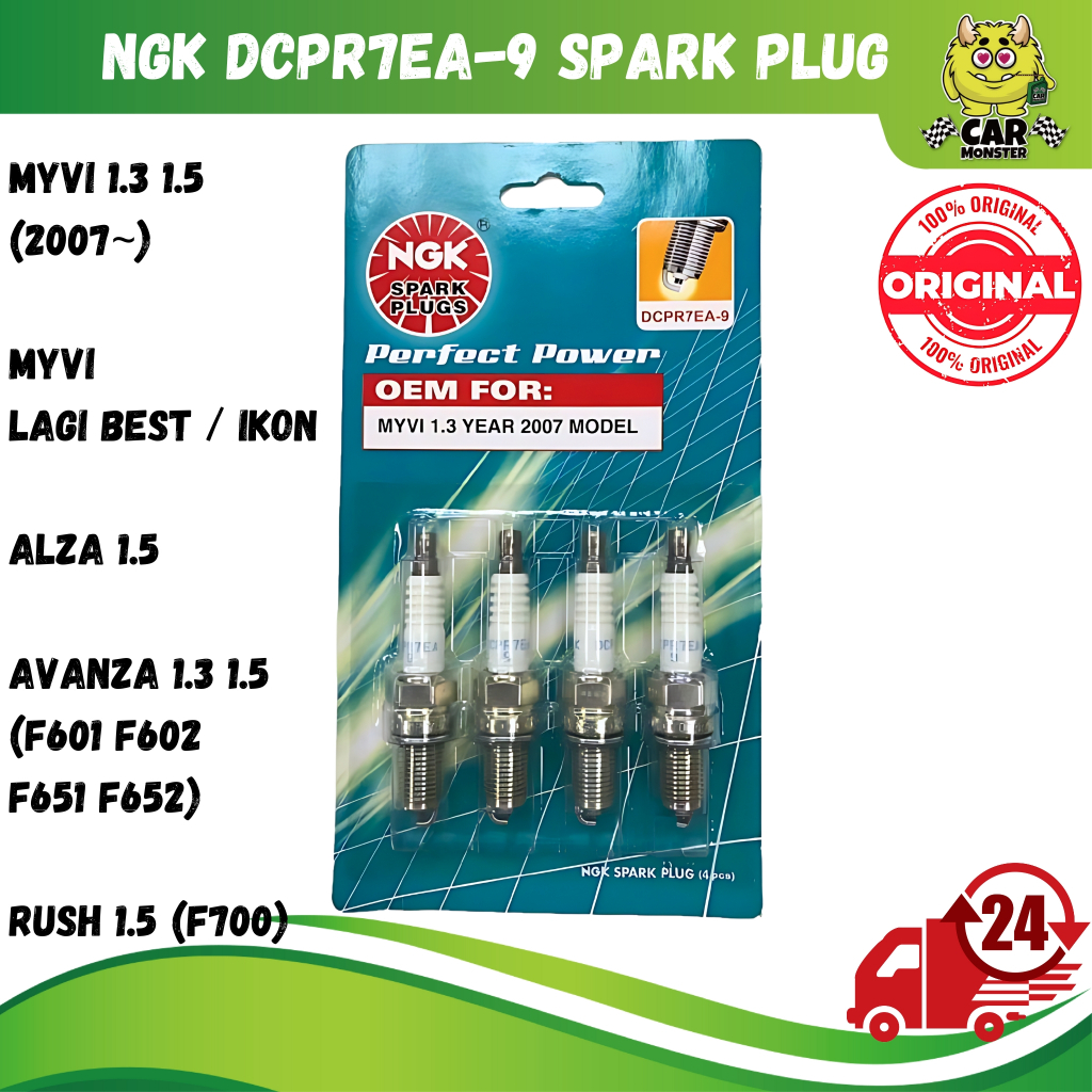 (ORIGINAL) NGK DCPR7EA-9 Myvi 1.3 2007 Myvi Lagi Best Myvi Ikon Alza ...