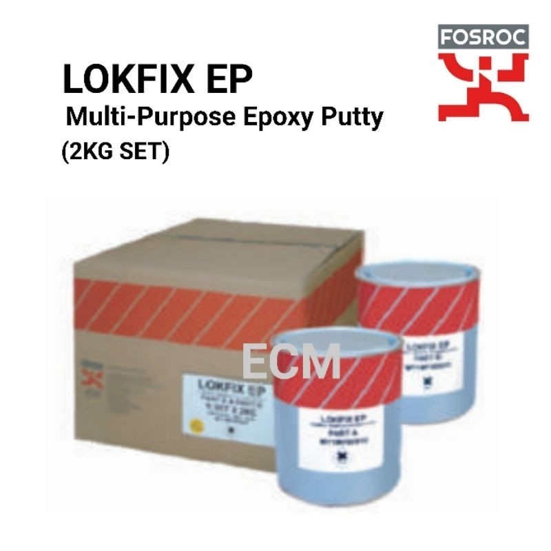 FOSROC LOKFIX EP (2KG) General Purpose Epoxy Putty | Shopee Malaysia