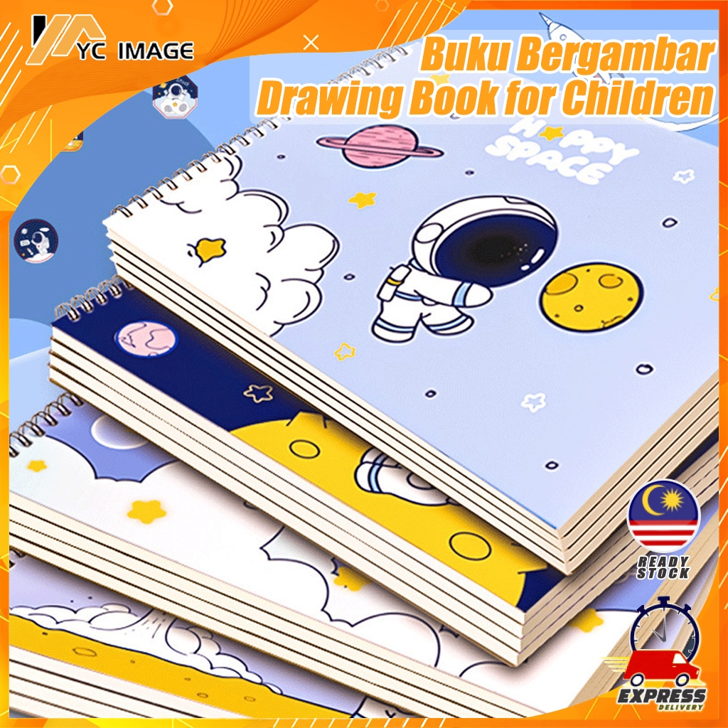 1Pcs Drawing Book for Children 28 Sheets Blank Art Painting Sektch Book ...