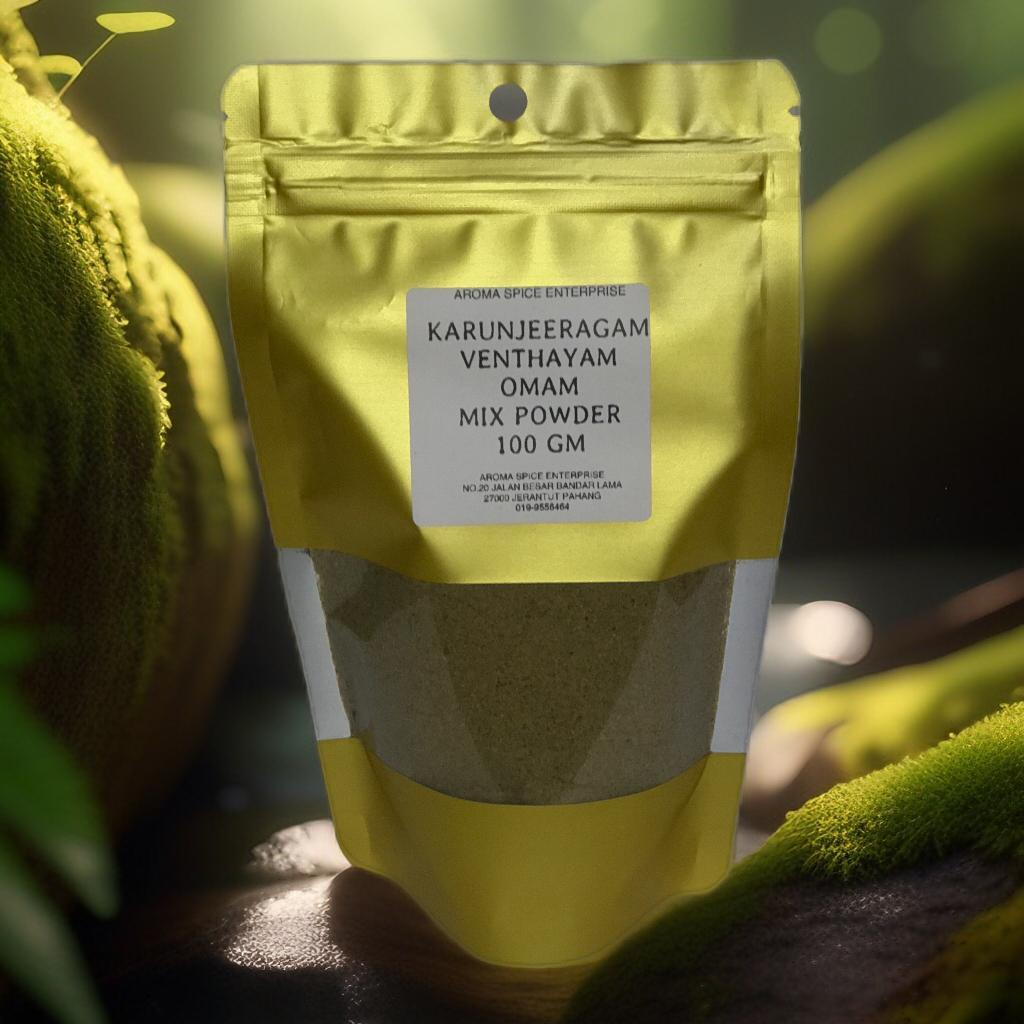 3 in 1 Karunjeeragam Venthayam Omam Mix Powder Ready Stock | Shopee ...