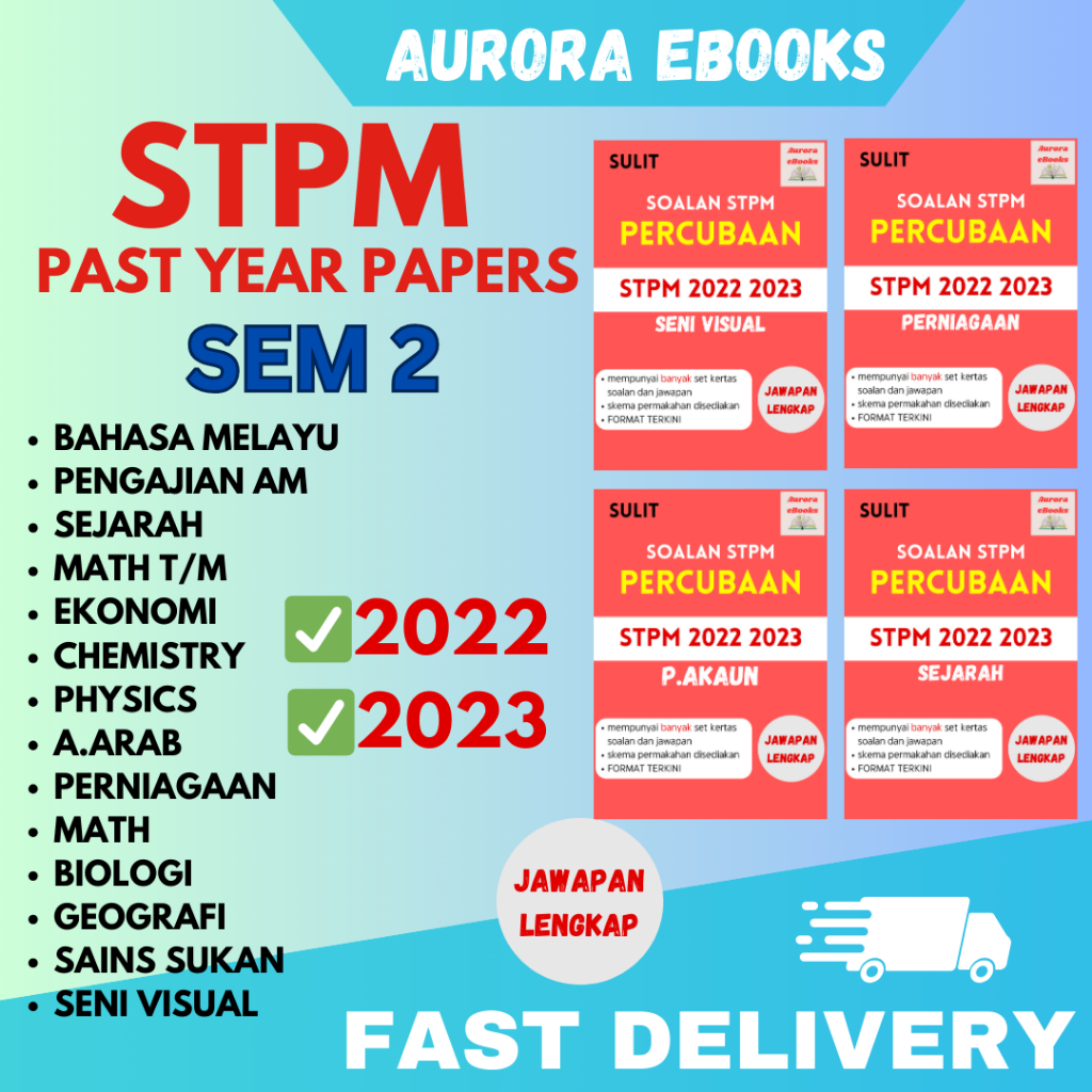 [Softcopy PDF📚] KOLEKSI Past Year Questions STPM SEM 2 2022 2023 | Kertas Soalan Peperiksaan ...
