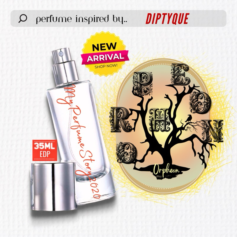 Inspired Perfume By Diptyque Orpheon Fragrance for Unisex | Shopee Malaysia