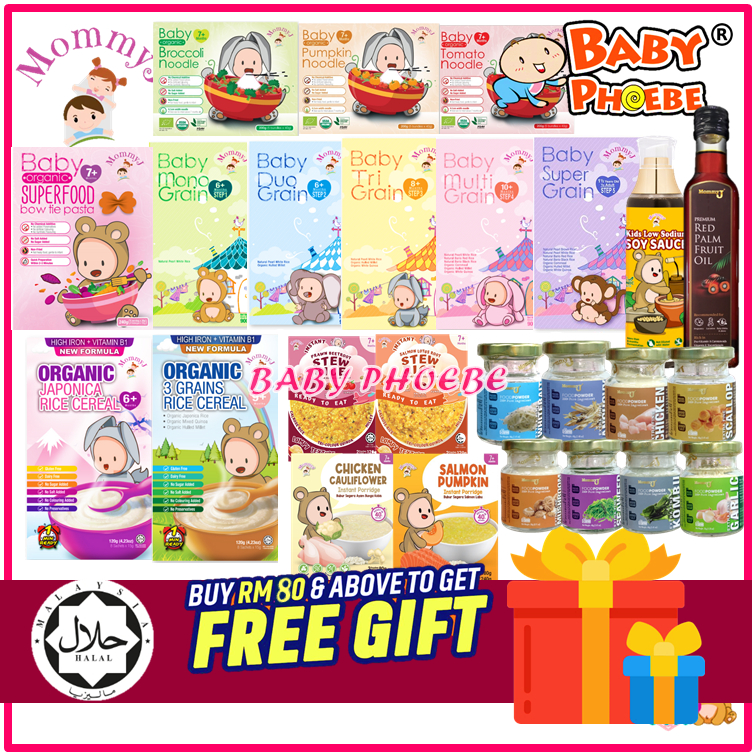 MommyJ Organic Baby Kids Toddler Rice 宝宝儿童有机米 Pearl Rice Hulled Millet White Quinoa Cornmeal ...