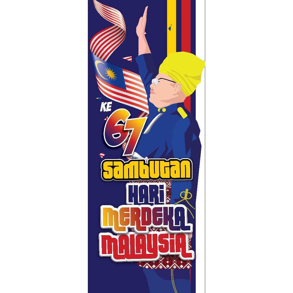 Bunting MERDEKA 2 / Bunting Sambutan KEMERDEKAAN Malaysia 2024 ...