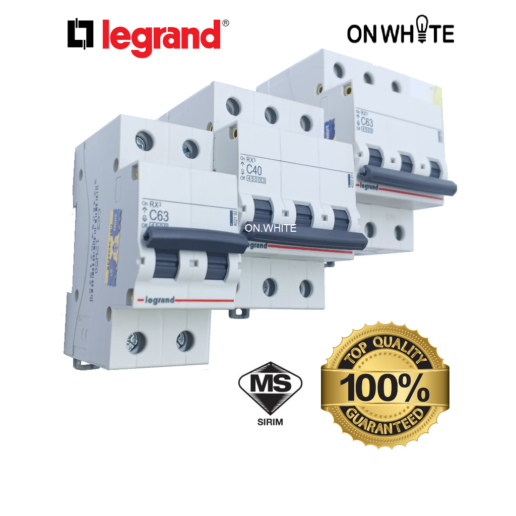 LEGRAND MCB 2POLE / 3POLE > 40A > 63A MAIN CIRCUIT BREAKER | Shopee ...