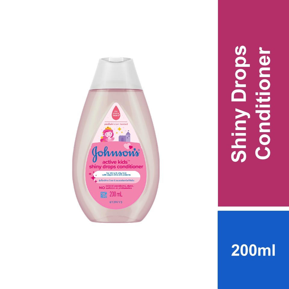 Johnson's Active Kids Shiny Drops Conditioner 200ml | Shopee Malaysia