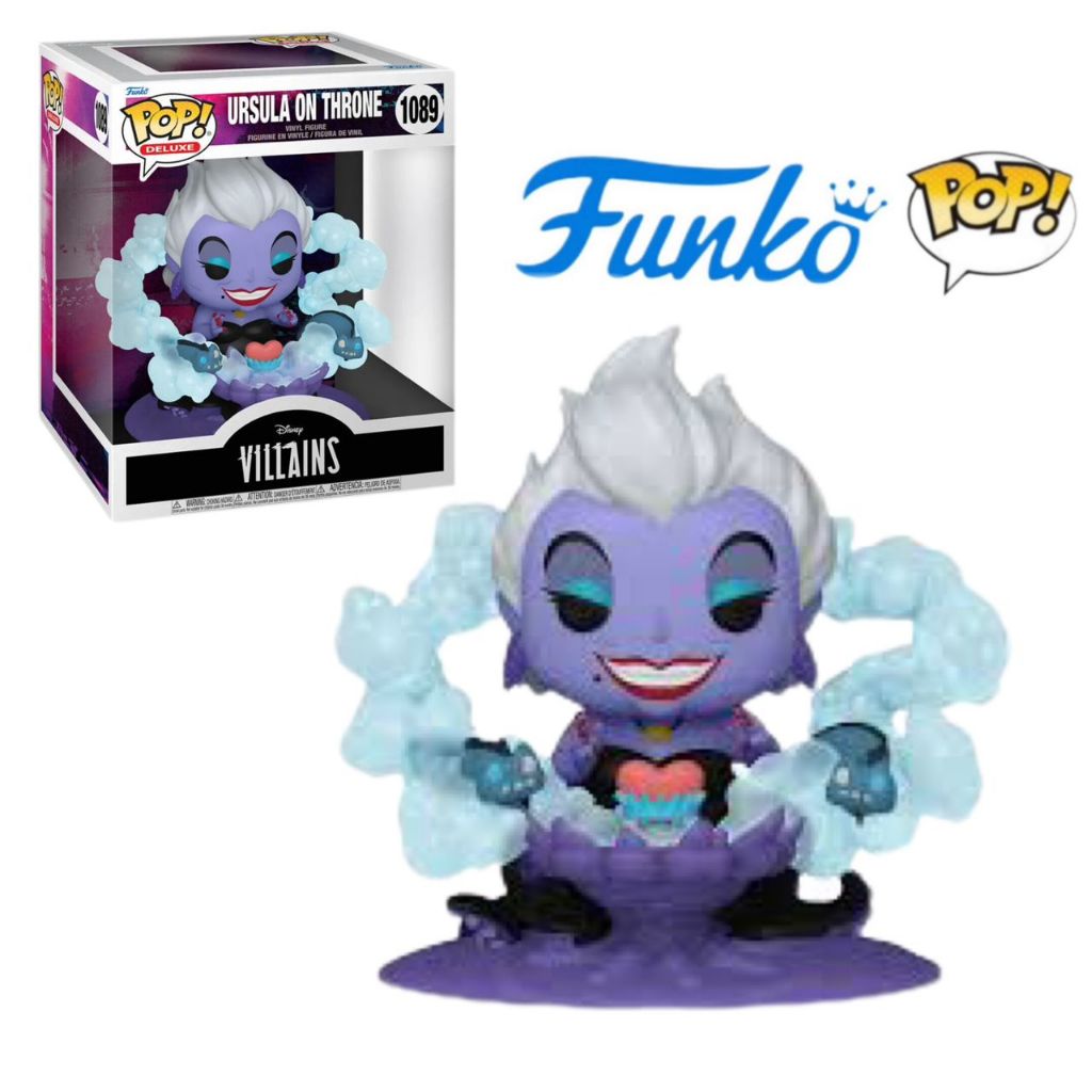 Original Funko Pop Deluxe Disney Villains 1089 Ursula On Throne ...