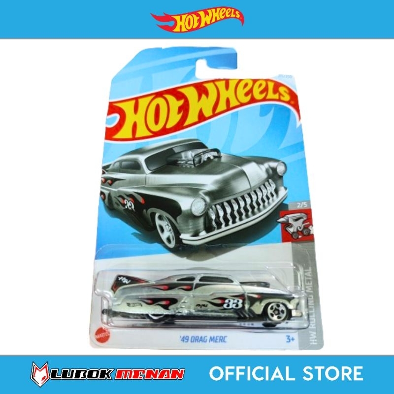 Hot Wheels '49 Drag Merc (Silver) | Shopee Malaysia