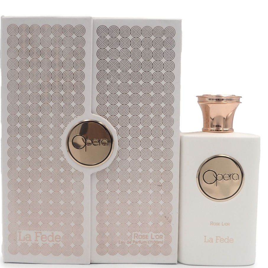 La Fede Rose L'OR Opera Collection, 100ml EDP Natural Spray By Khadlaj ...