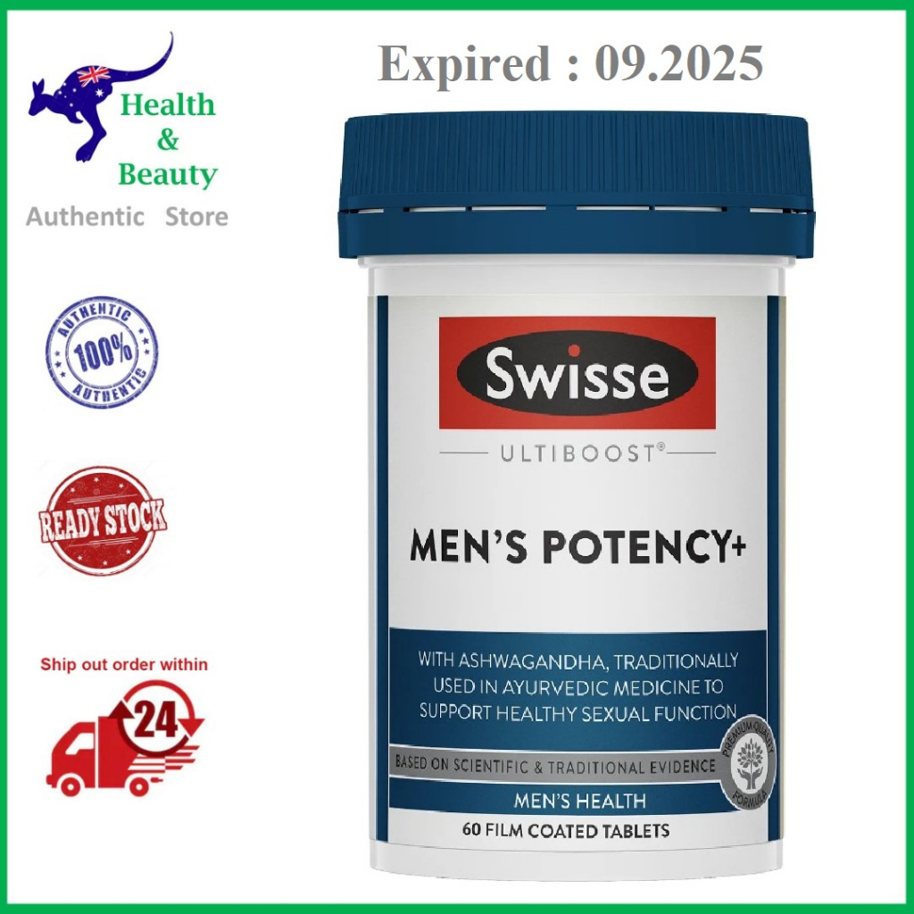 Swisse Ultiboost Men's Potency+ 60 Tablets | Shopee Malaysia