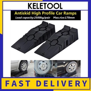 KELETOOL Car Ramps Heavy Duty Ramp Kereta Car Ramps Rubber Heavy Duty ...