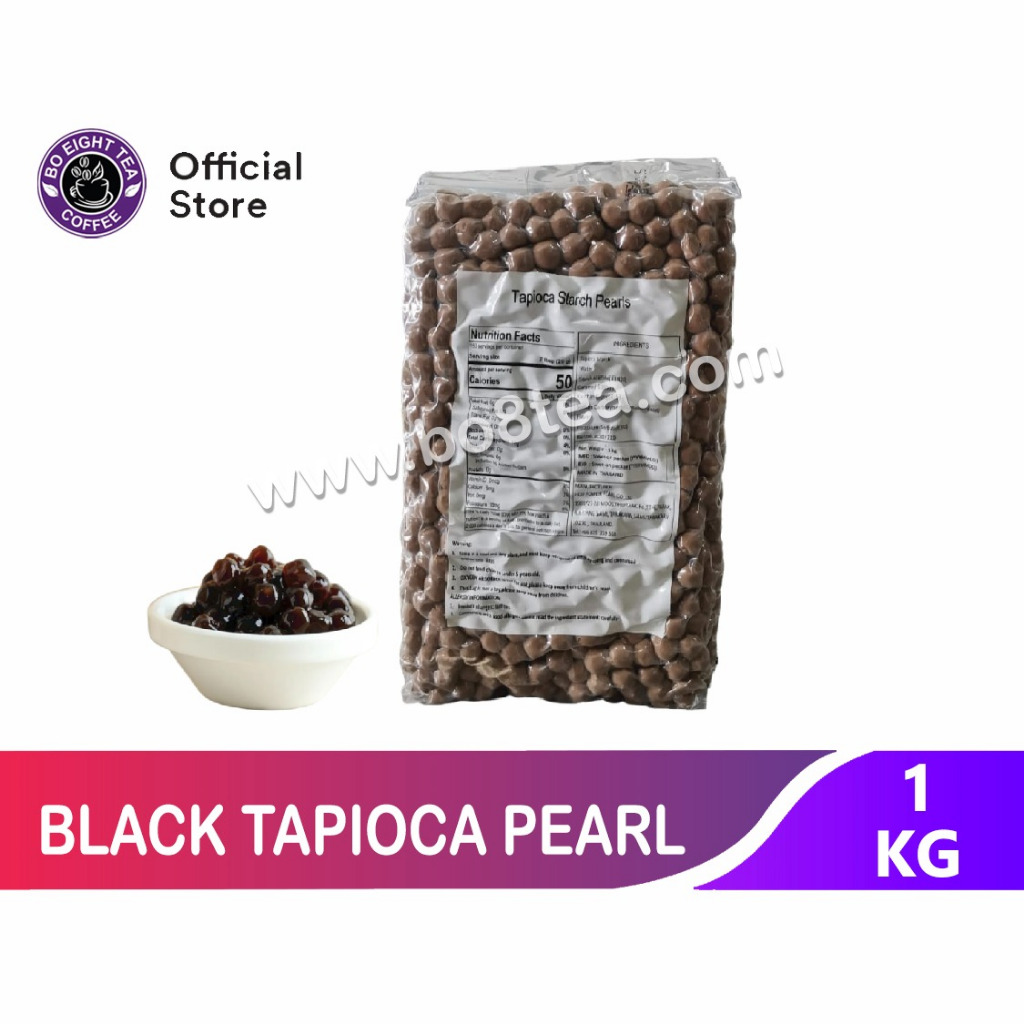 BLACK TAPIOCA PEARL 1KG 黑珍珠 TAPIOCA STARCH PEARLS | Shopee Malaysia