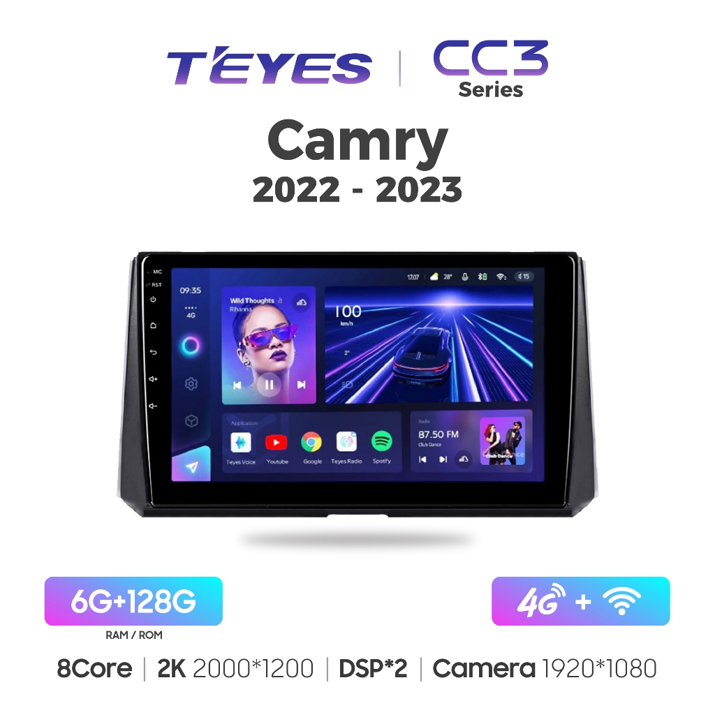 TEYES CC3 Series Toyota Camry 2022-2023 Android Car Player 10" | Shopee ...