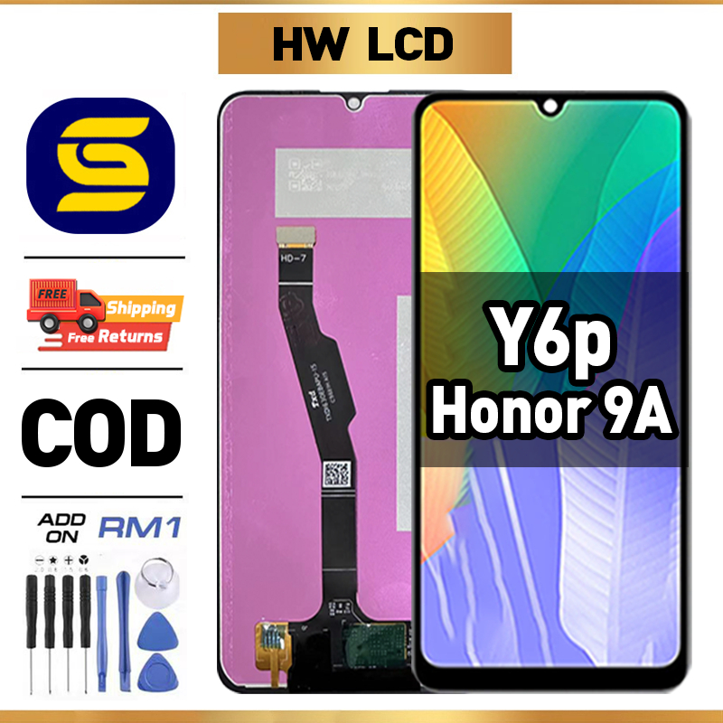 LCD HW Y6p/ Honor 9A Compatible For Glass Original Touch Screen ...