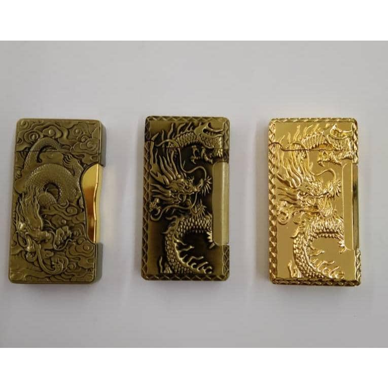 Ready Stock Malaysia New Arrival Jet Lighter Dragon Design Golden ...